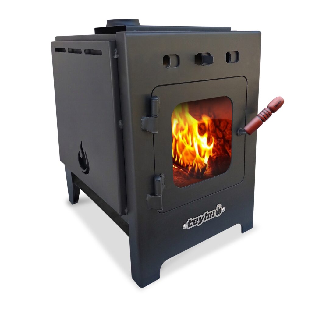 Estufa a leña 7500 k/c salamandra Doble Combustión c/visor – Redsol ...